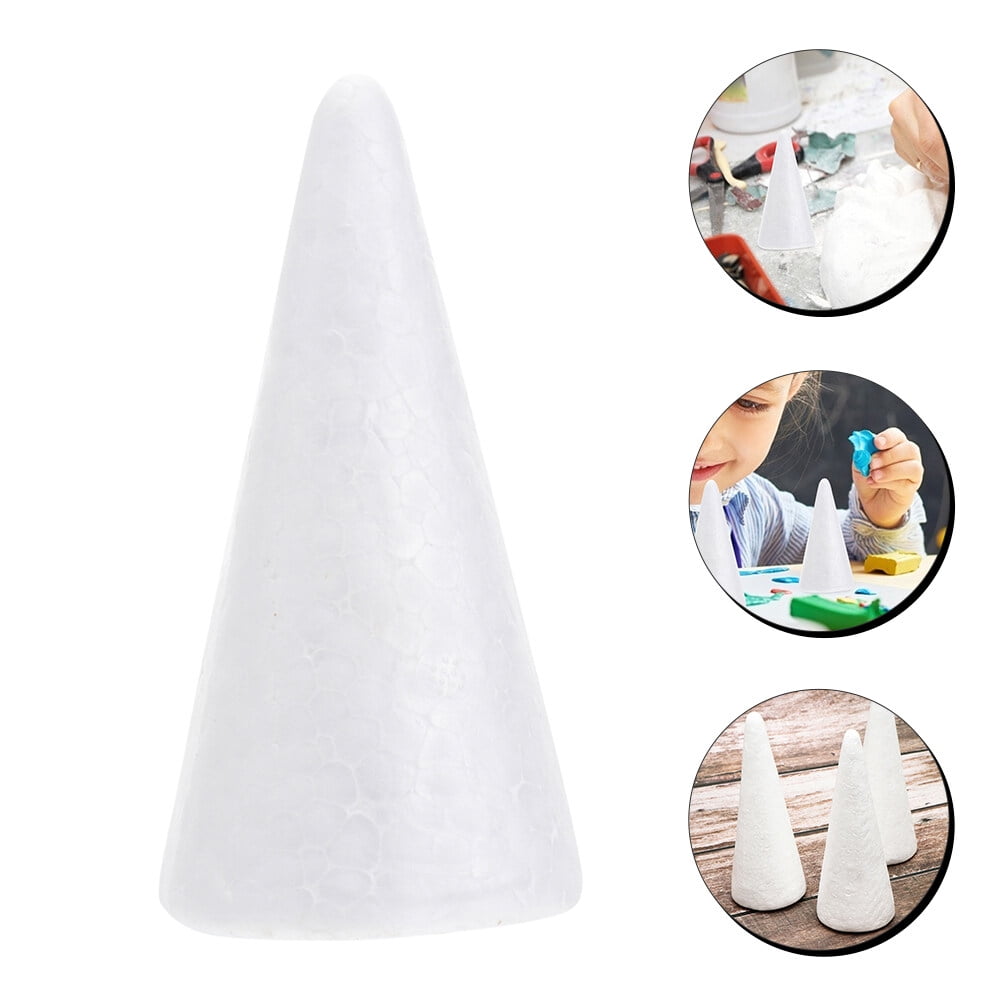 20Pcs Craft Foam Cones, Foam Tree Cones, for Arts and Crafts, Christmas ...
