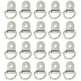 20Pcs D Tie Down Small Steel D Rings Lashing for Loads on for Case ...