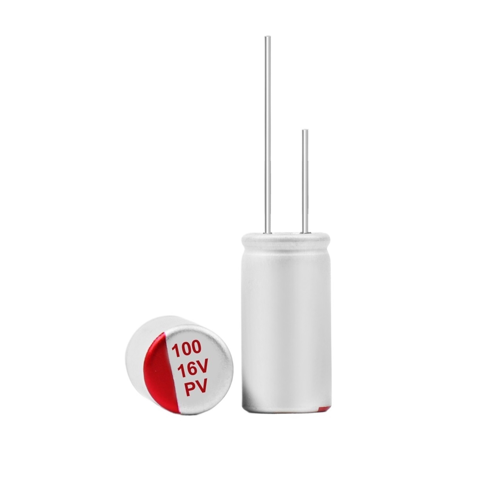 20Pcs DIP Solid Electrolytic Capacitor 16V100UF 5x8 DIY Graphics Card ...