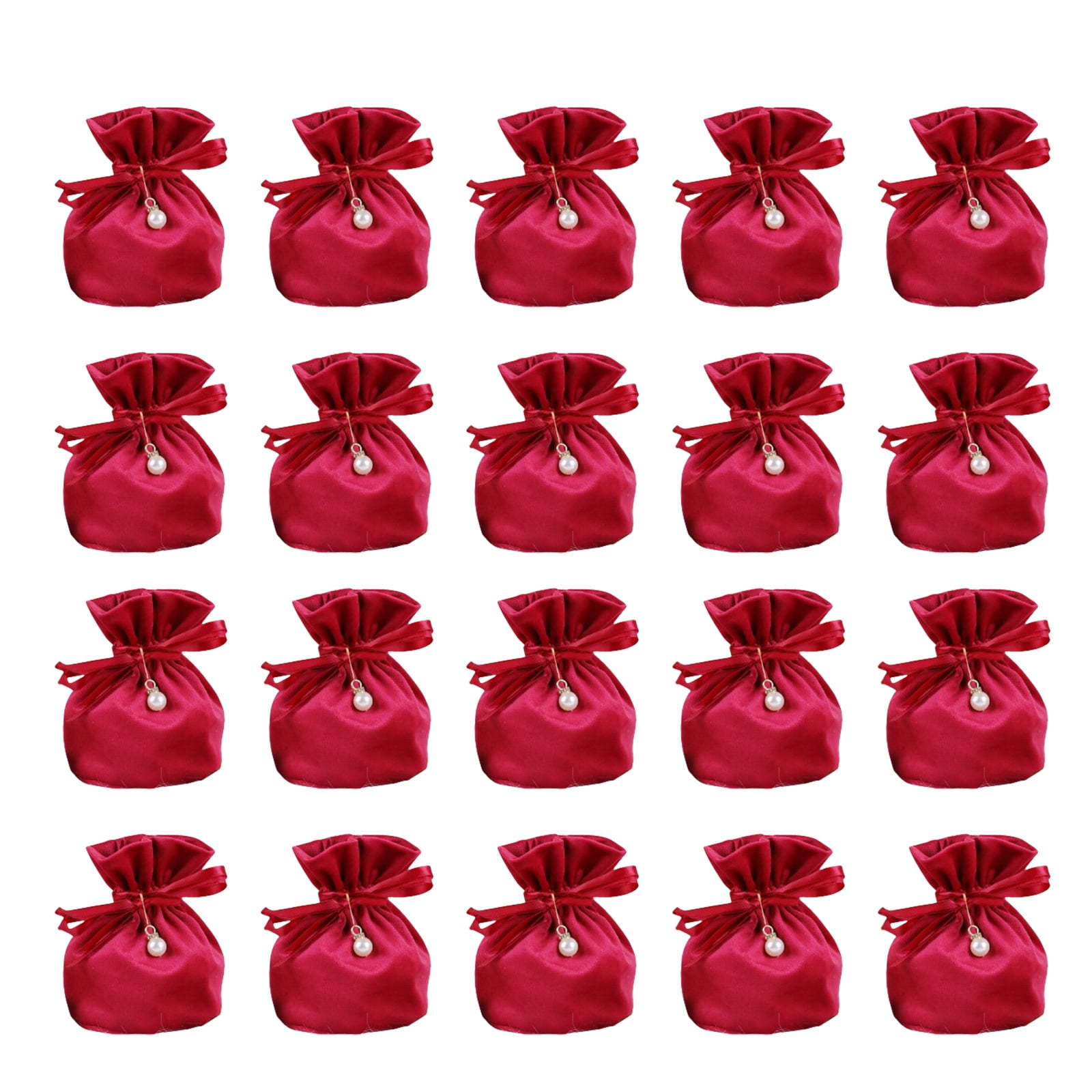 20Pcs Delicate Plush Gift Storage Pouches Luxurious Plush Pouches for ...
