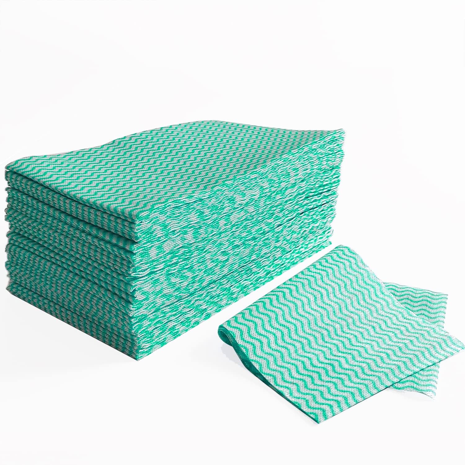 20Pcs Disposable Dish Cloths Heavy Duty Kitchen Towels Reusable ...