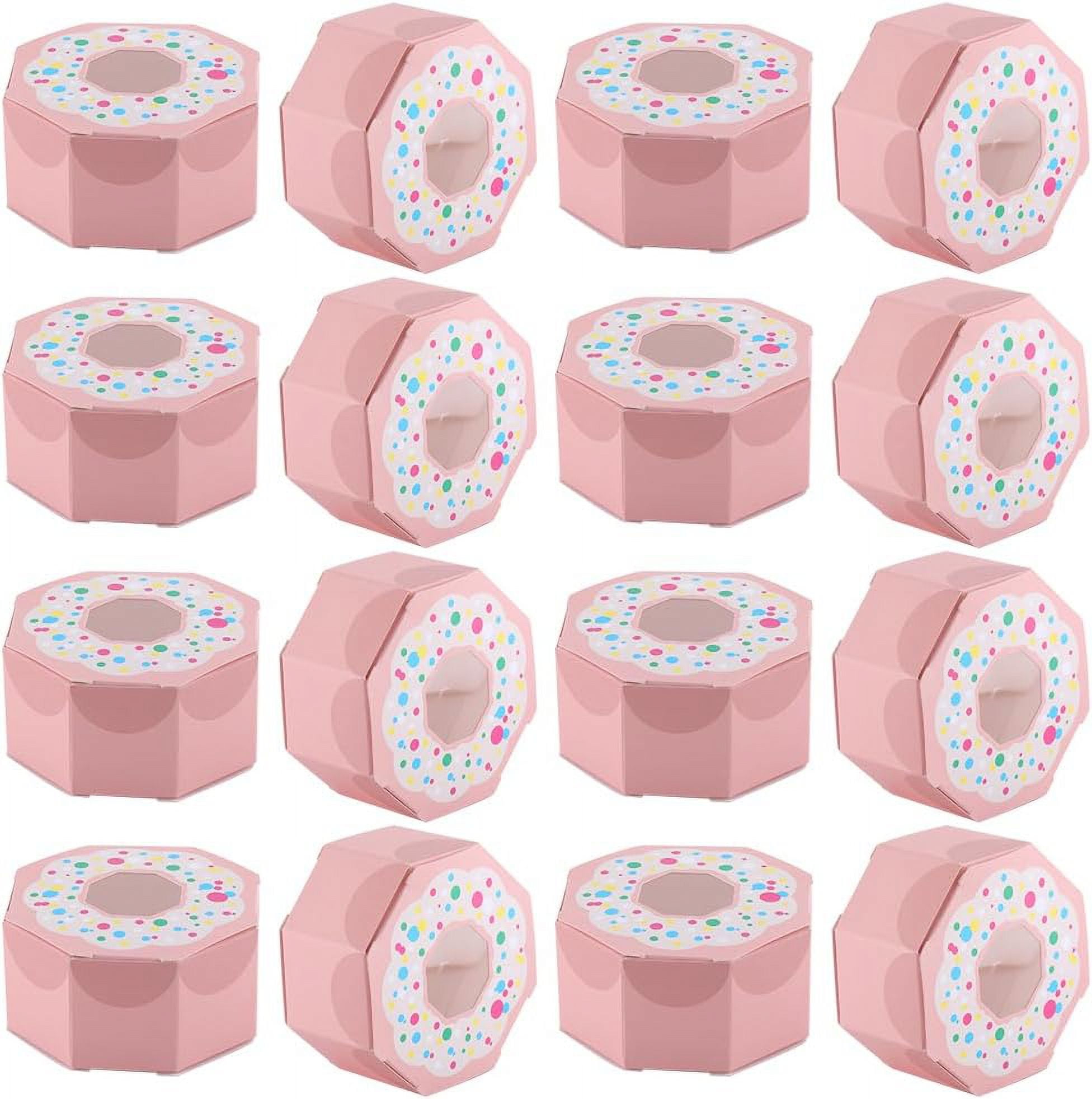 20Pcs Donut Candy Box Small Paper Favor Boxes Chocolate Cookie ...
