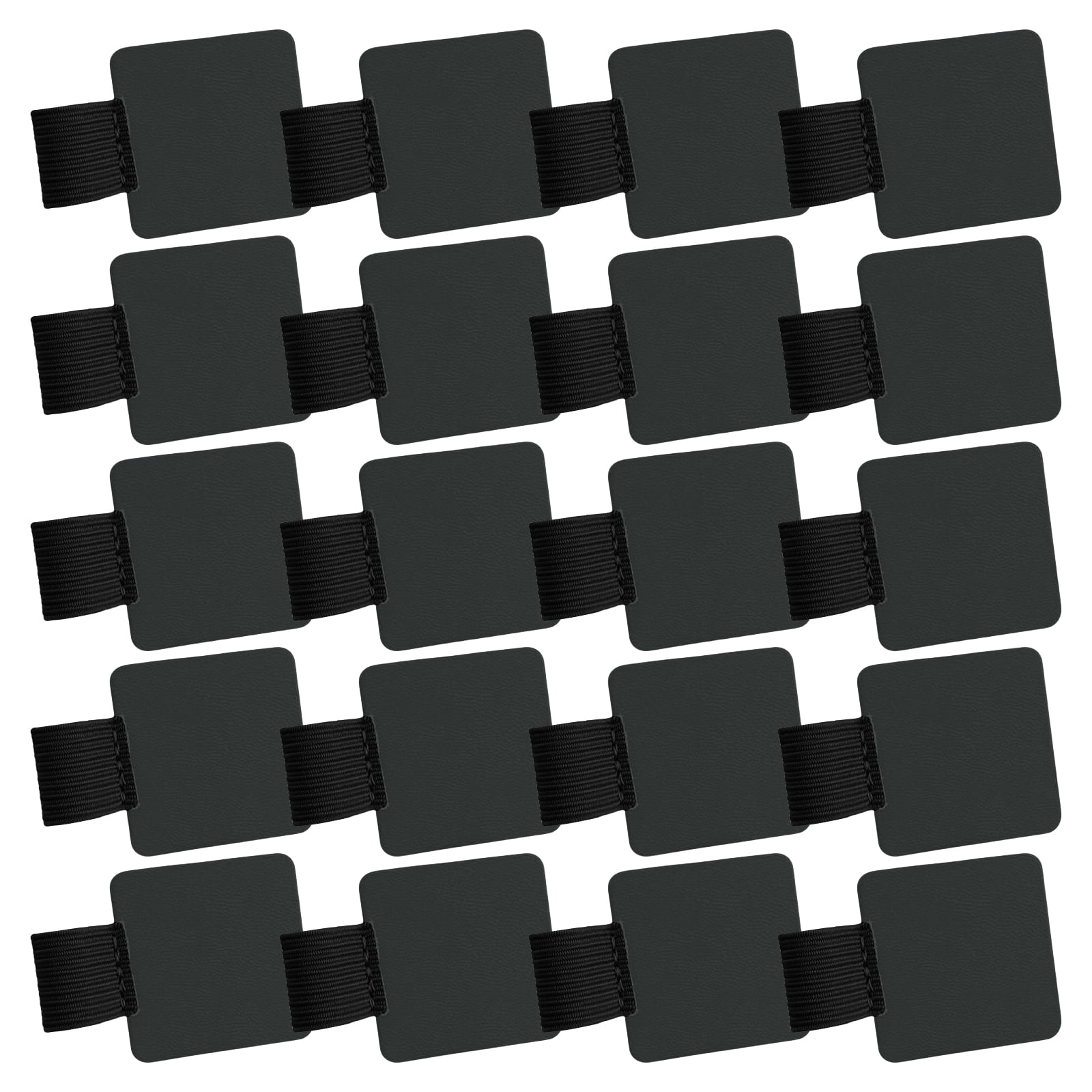 20Pcs Elastic Pen Holder Pen Rings Pen Loop Holder Adhesive PU Leather ...