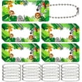 20Pcs Elephant Giraffe Write-on ID Bag Tags Label Animal Theme ...