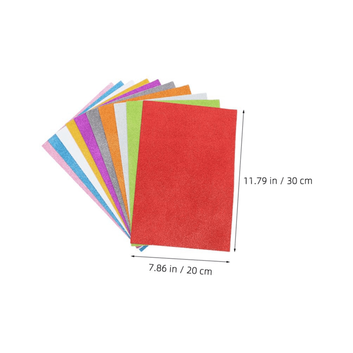 20Pcs Eva Foam Paper A4 Size Handicraft Paper Self-Adhesive Foam Sheets ...