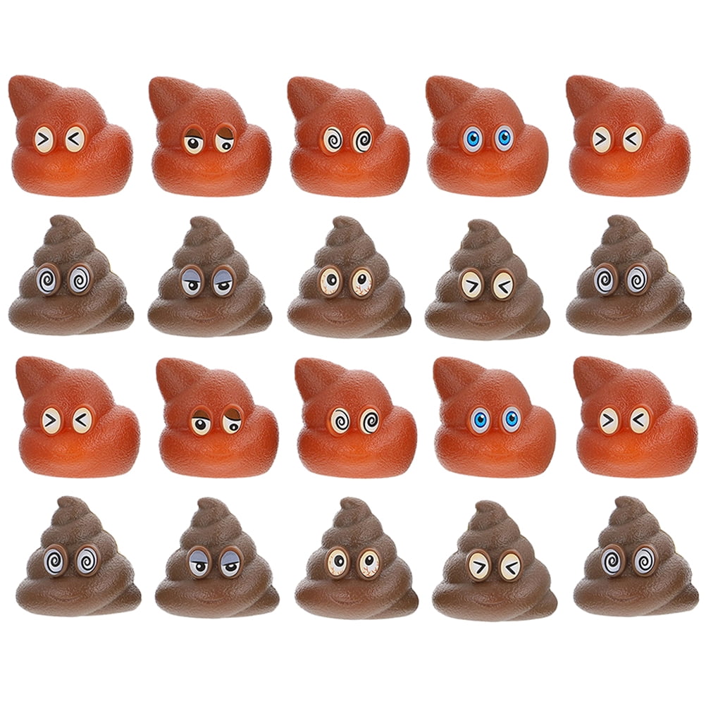 20Pcs Fake Poop Toys Realistic Poop Toys Plastic Poop Models Game ...
