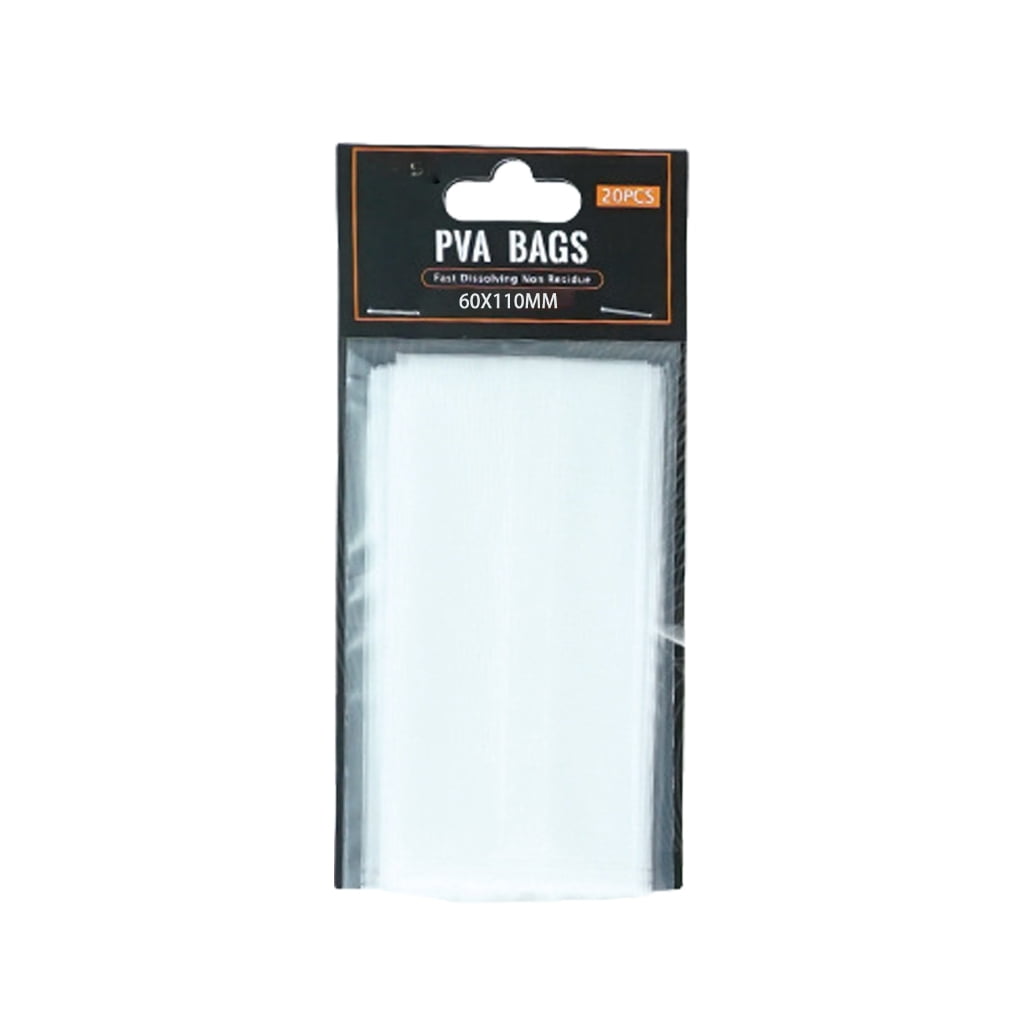 20Pcs Fast Dissolving PVA Bags None Residues Water Soluble Sacks ...