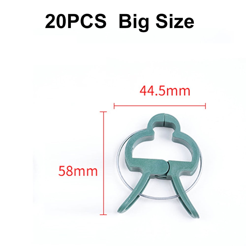 20Pcs Fastener Greenhouse Bracket Pole Fixed Clamp Plants Flower ...