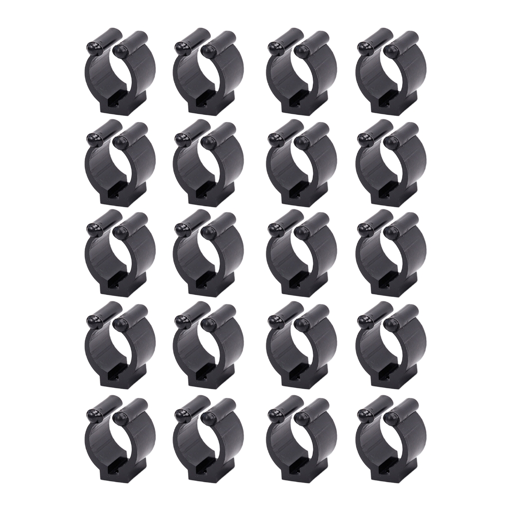 20Pcs Fishing Rod Holder Clip Billiards Pool Cue Clips Fishing Rod ...