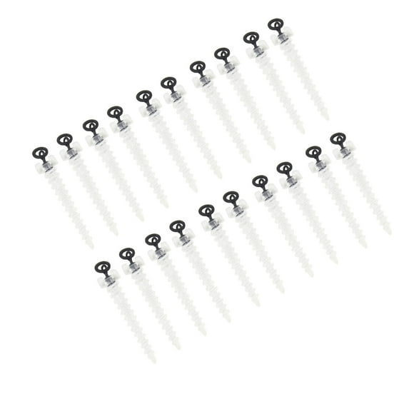 20Pcs Floating Baits Boilie Screws With Rings Swivels Hair Rig Hook ...