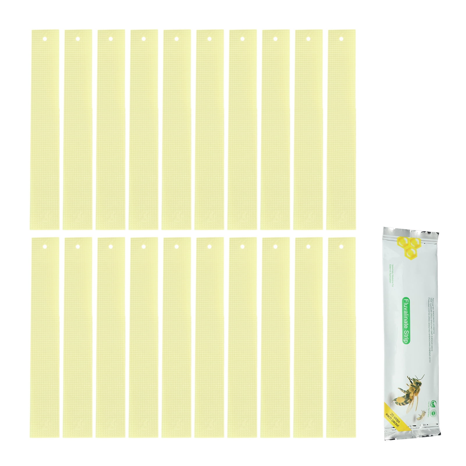 20Pcs Fluvalinate Strips Set Beekeeping Medicine Tools for Beehive ...