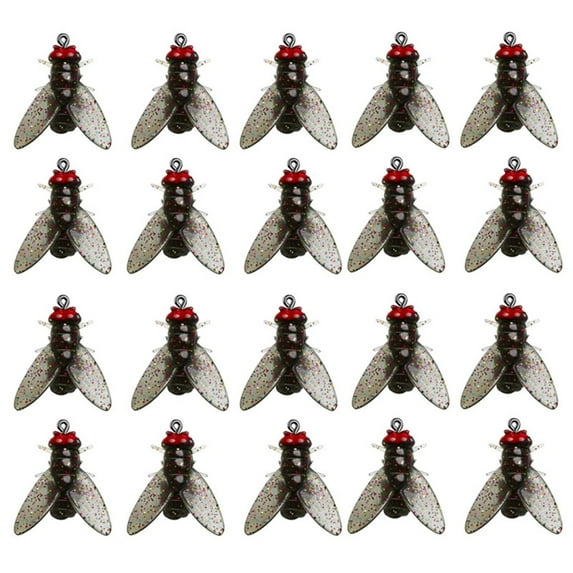20Pcs Fly Spinner Swim Baits Fly Fishing Baits Trout Jigs Swimbaits Fly ...