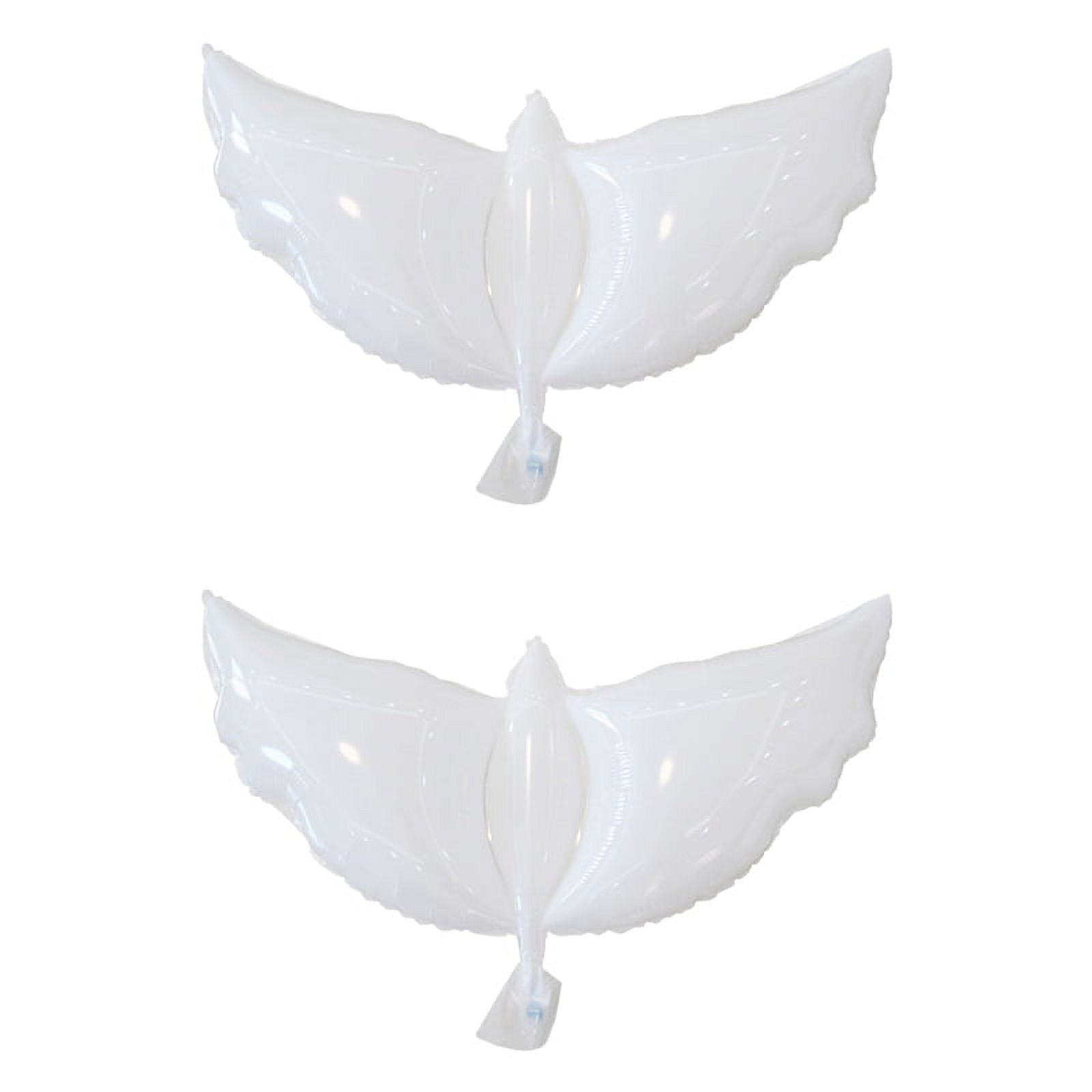20Pcs Flying White Balloons Wedding Party Decoration Balloons Peace ...