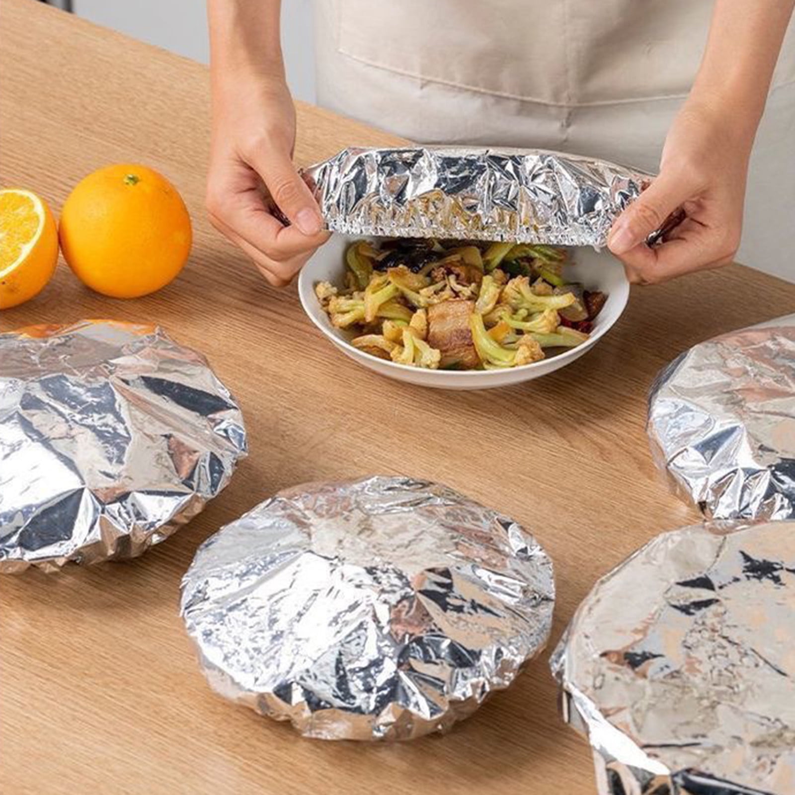 20Pcs Food-Grade Aluminum Foil Insulation Cover,Reusable Aluminum Foil ...