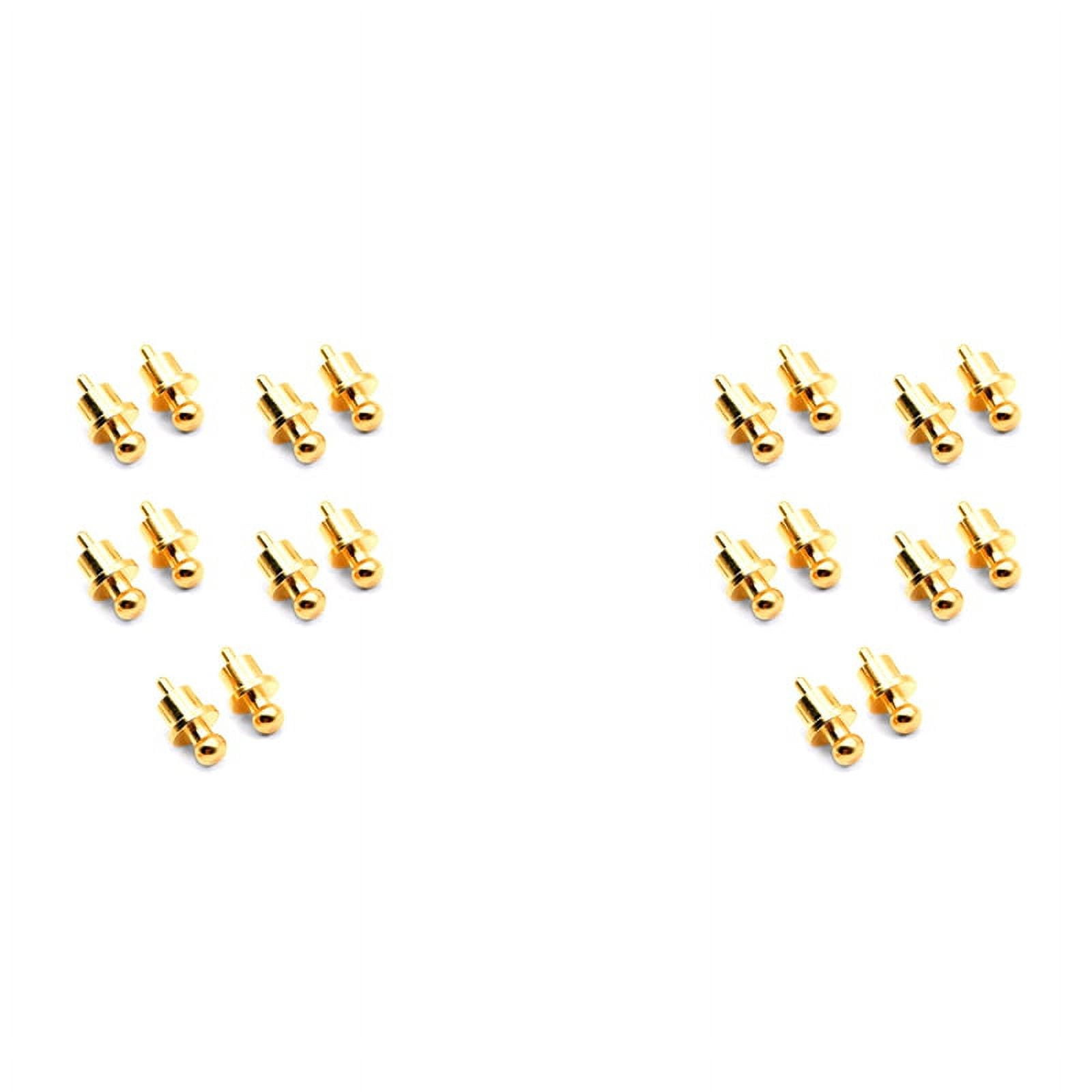 20Pcs Gold Plated RCA Plug Cap Short-Circuit Socket, Phono Connector ...