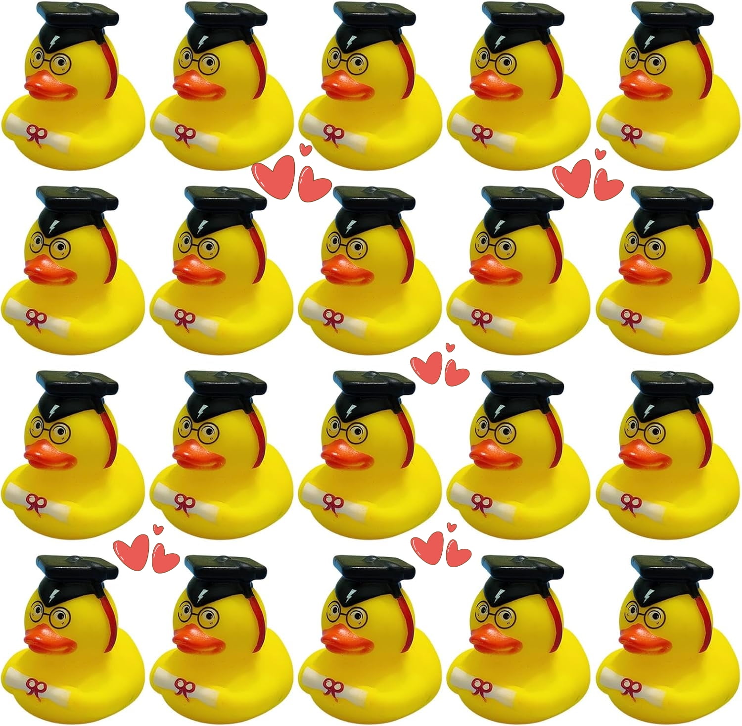 20Pcs Graduation Rubber Duck, Mini Cute Duck for Class of 2025, Cute ...