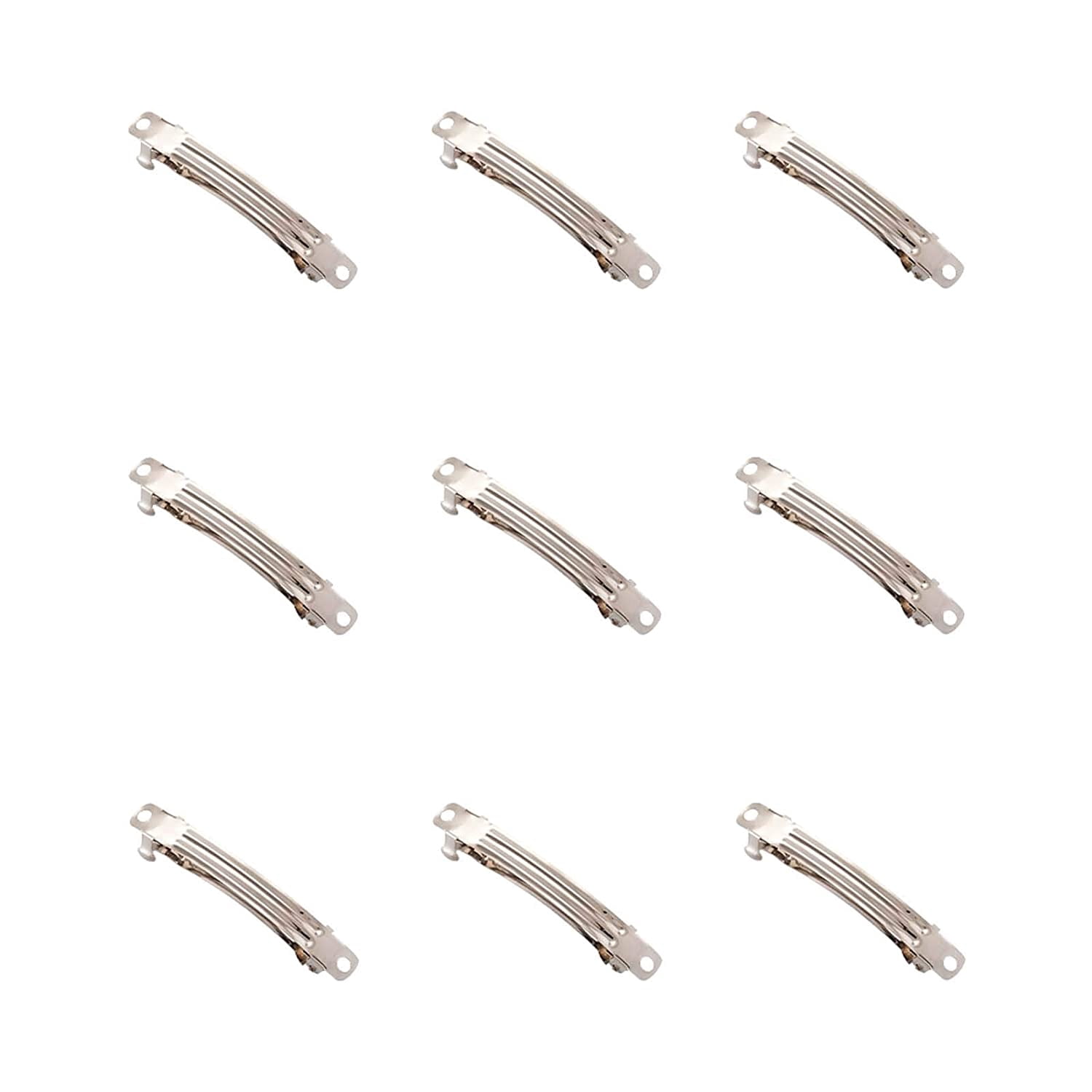20Pcs Iron Hair Clip 59x6mm Metal French Hair Barrette Platinum for DIY ...
