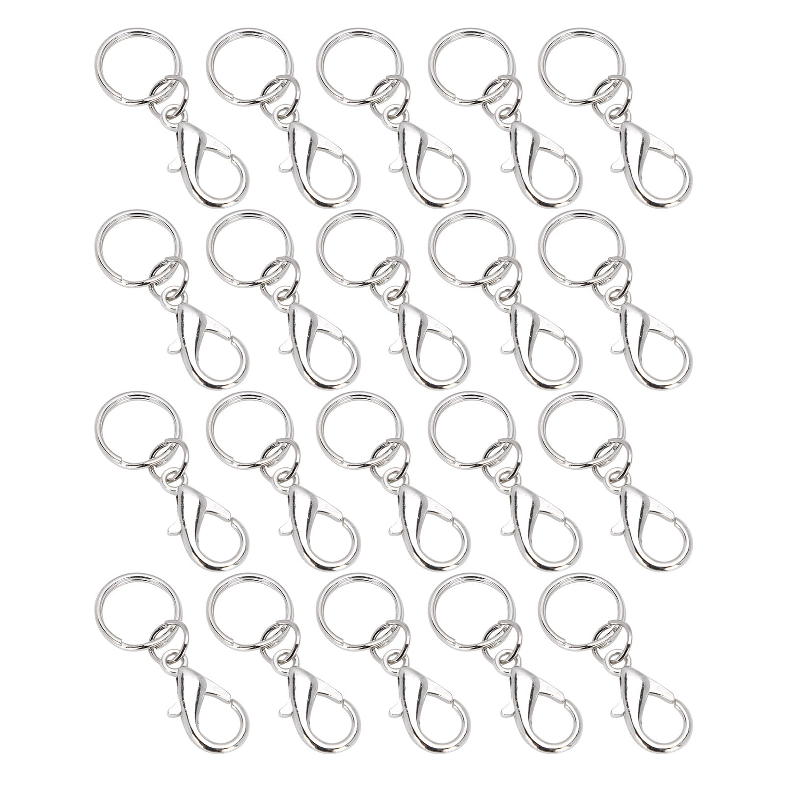 20Pcs Key Chain Clip Hook Swivel Lanyard Snap Keychain Key Ring DIY ...
