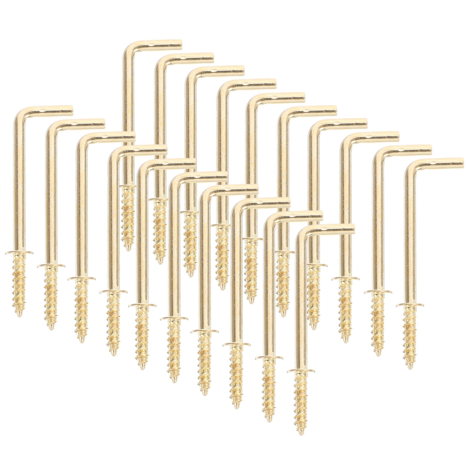 HOMEMAXS 20Pcs L shaped Self tapping Screws for Hanging Picture Frames ...