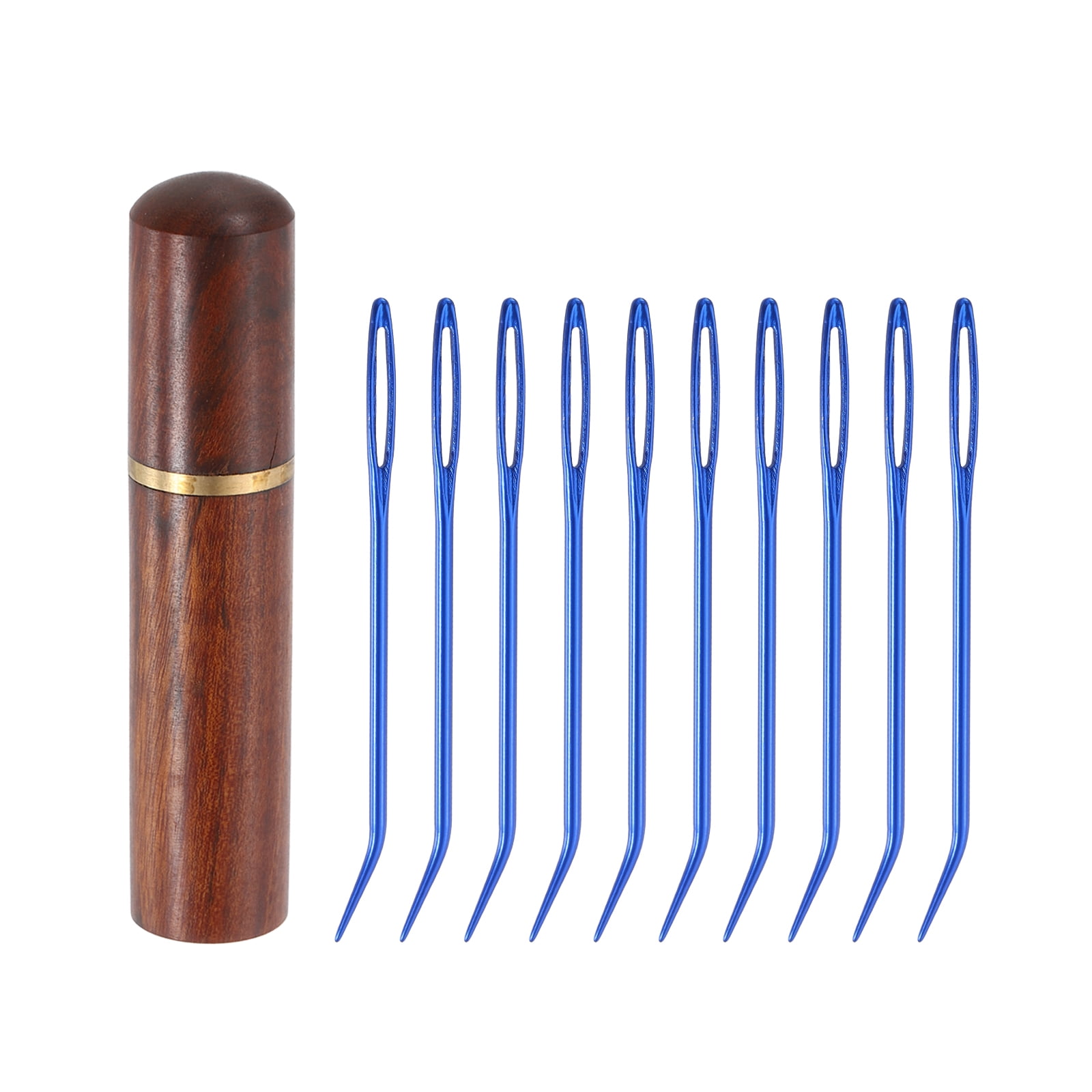 20Pcs Large Eye Needles, 1.89" 1.05mm High Carbon Iron Knitting Needles ...
