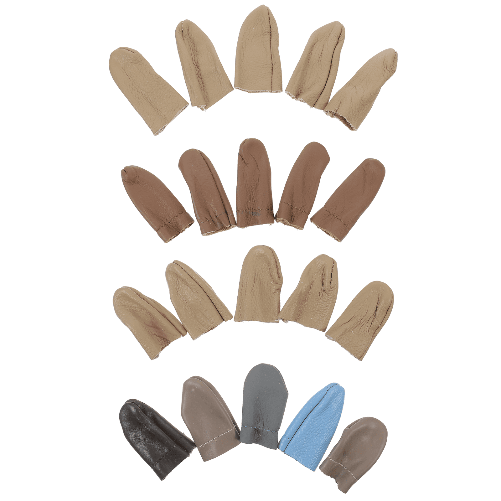 Eease 20Pcs Needle Felting Finger Protector Finger Leather Thimble ...