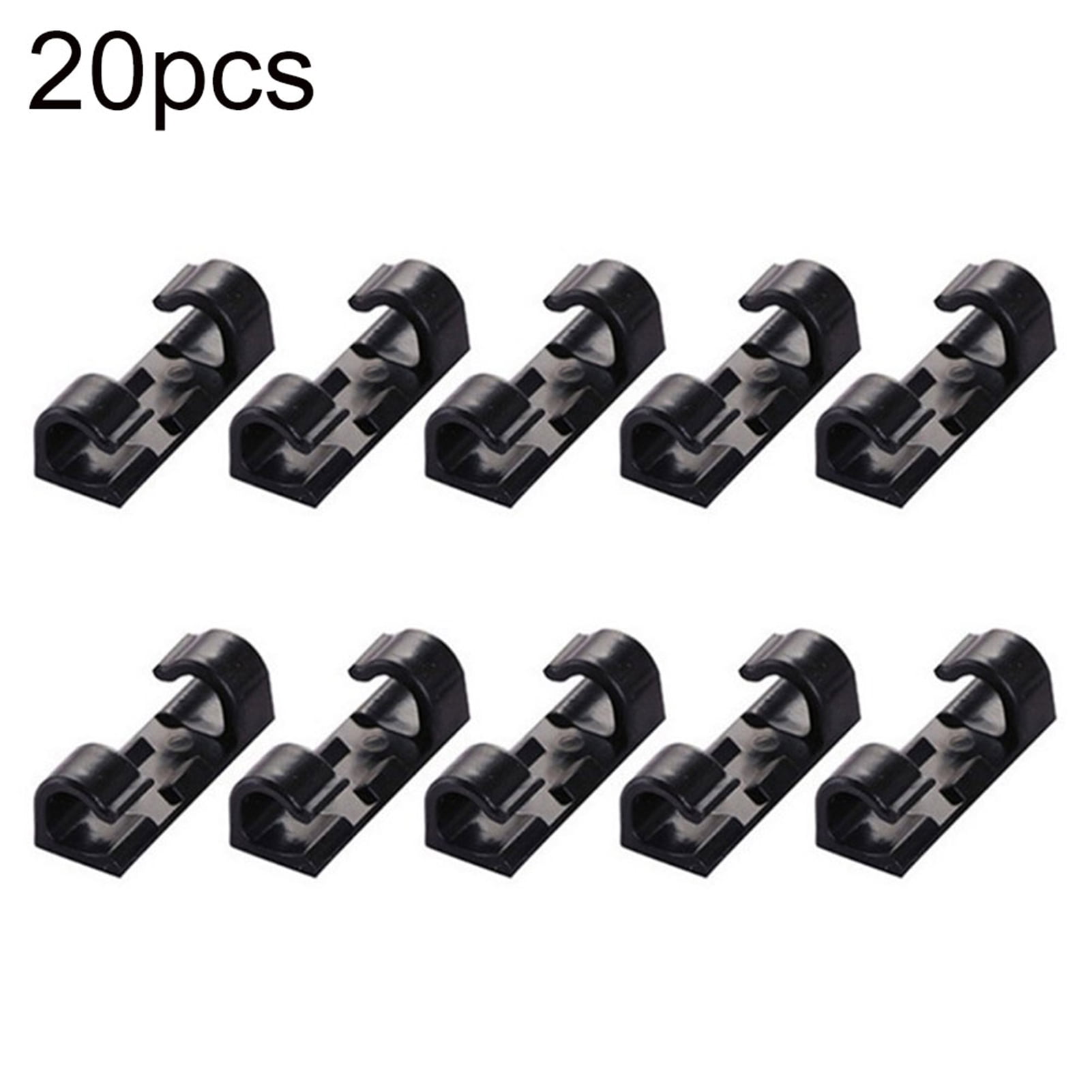 20Pcs Long Lasting Cable Clips, Desktop Cord Holder Hider, Charging ...