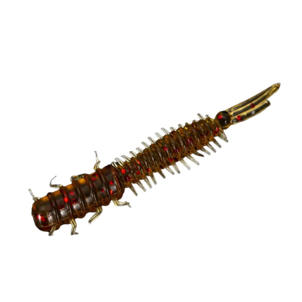 20Pcs/Lot Larva Soft Lures 55Mm 75Mm 100Mm Artificial Soft Bait Fishing ...