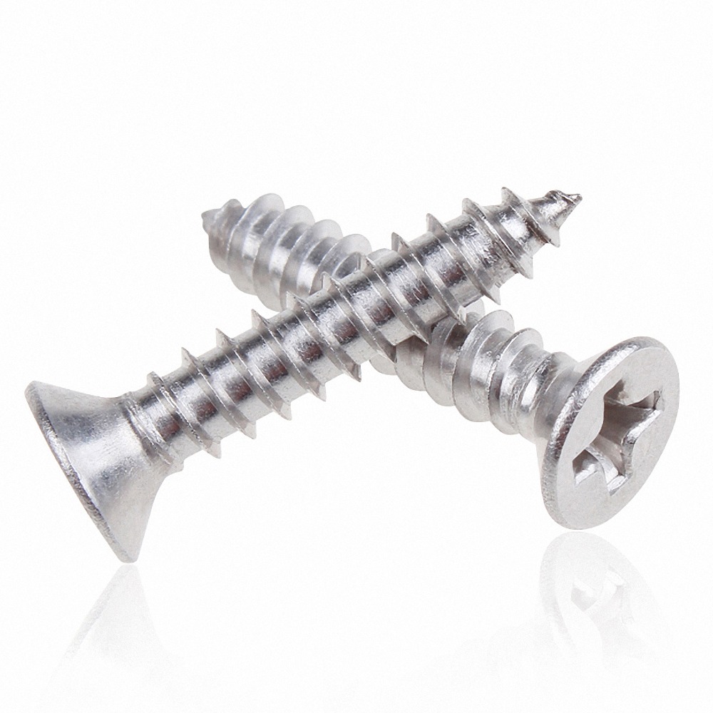 20Pcs M3 M4 M5 GB/T84 Flat Head Self Tapping Screws Countersunk Sheet ...