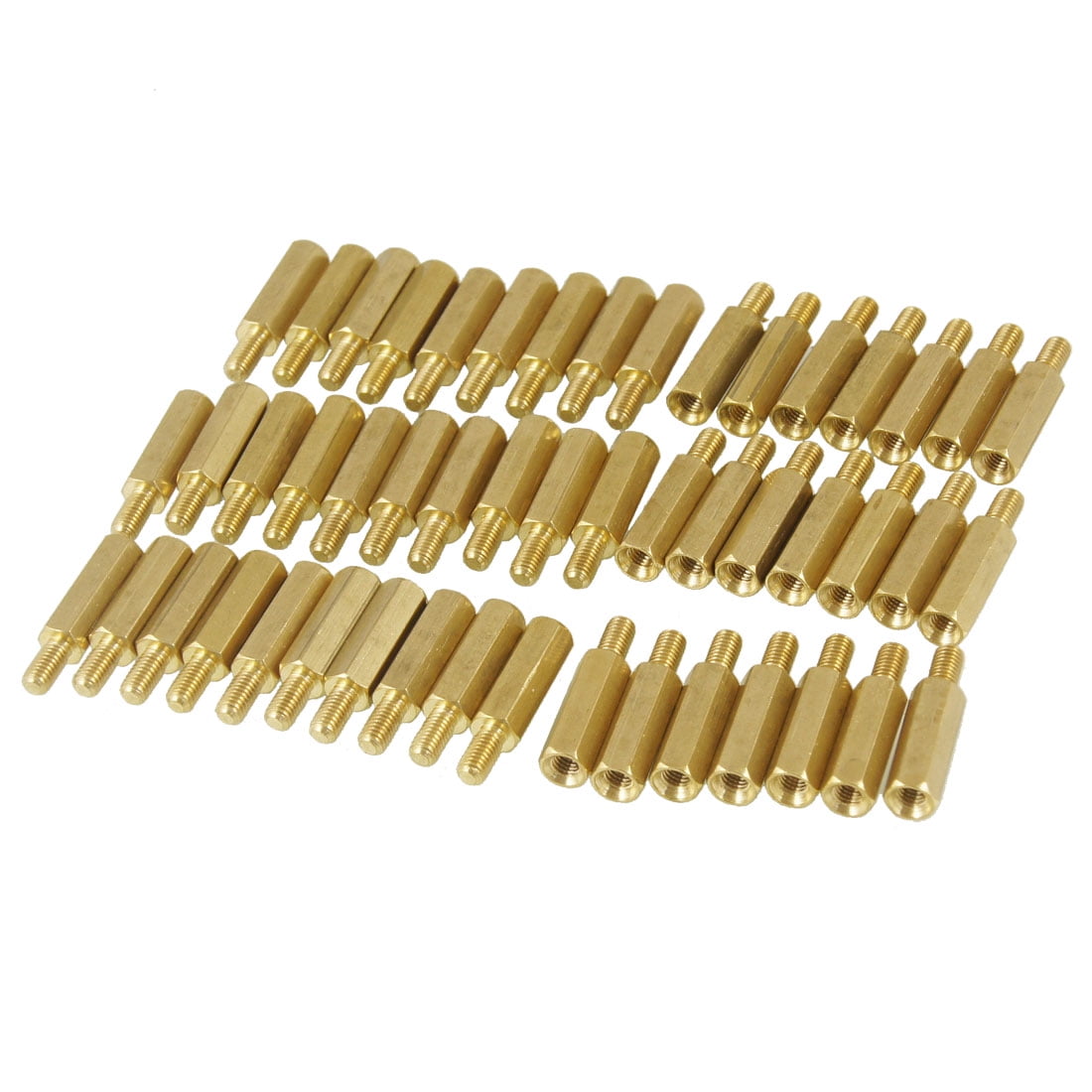 20Pcs M3 Male Female Screw Thread PCB Stand-off Spacer 31mm Length ...