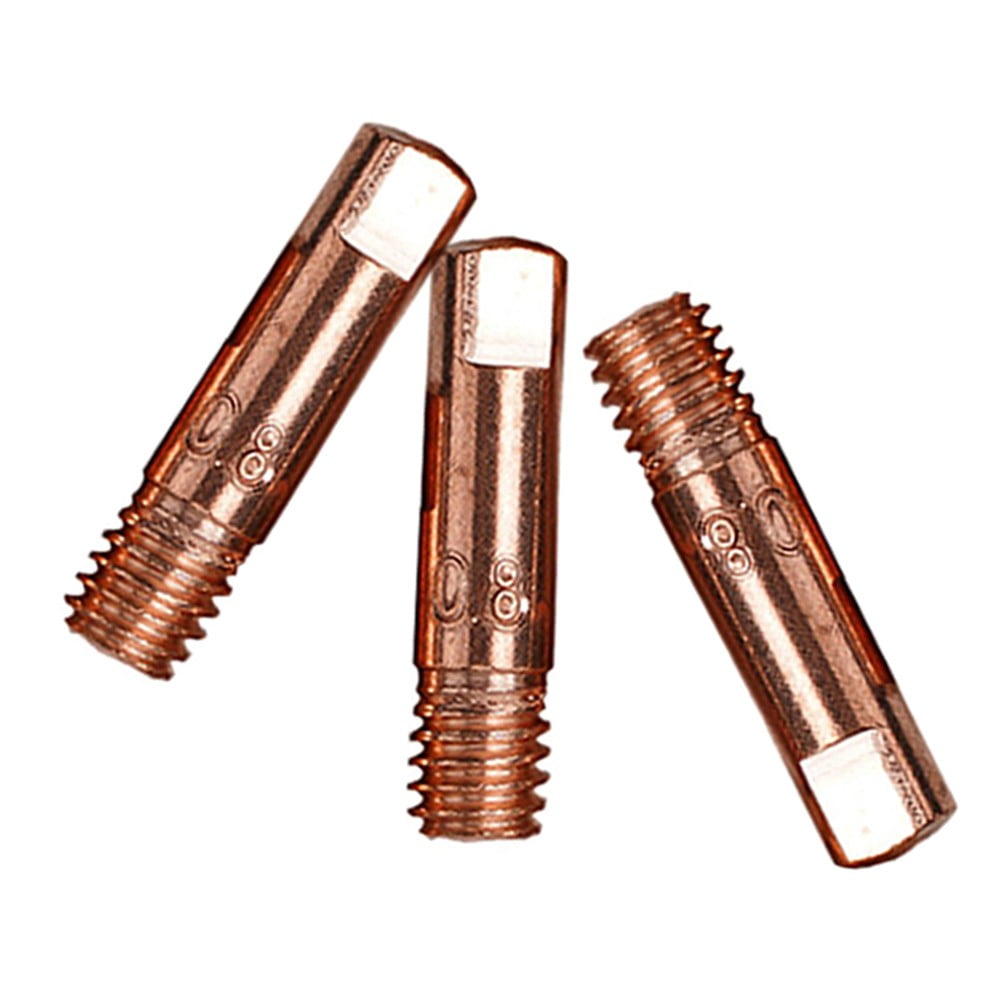 20Pcs Mb15 15Ak Contact Tip Welding Nozzles M6 Welding Torch Power Nozzle 0.8Mm YIWEI - Walmart.com