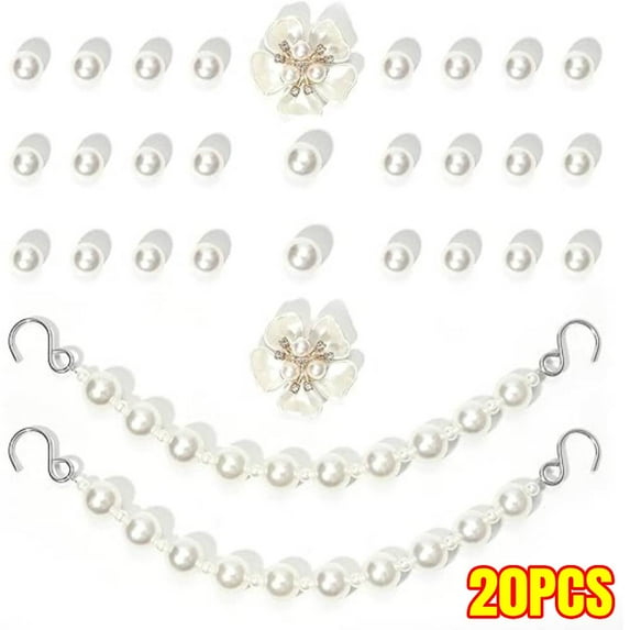 20Pcs Mermaid Shoe Charms for Women, Dolphin, Shell, Pearls, Cute DIY ...