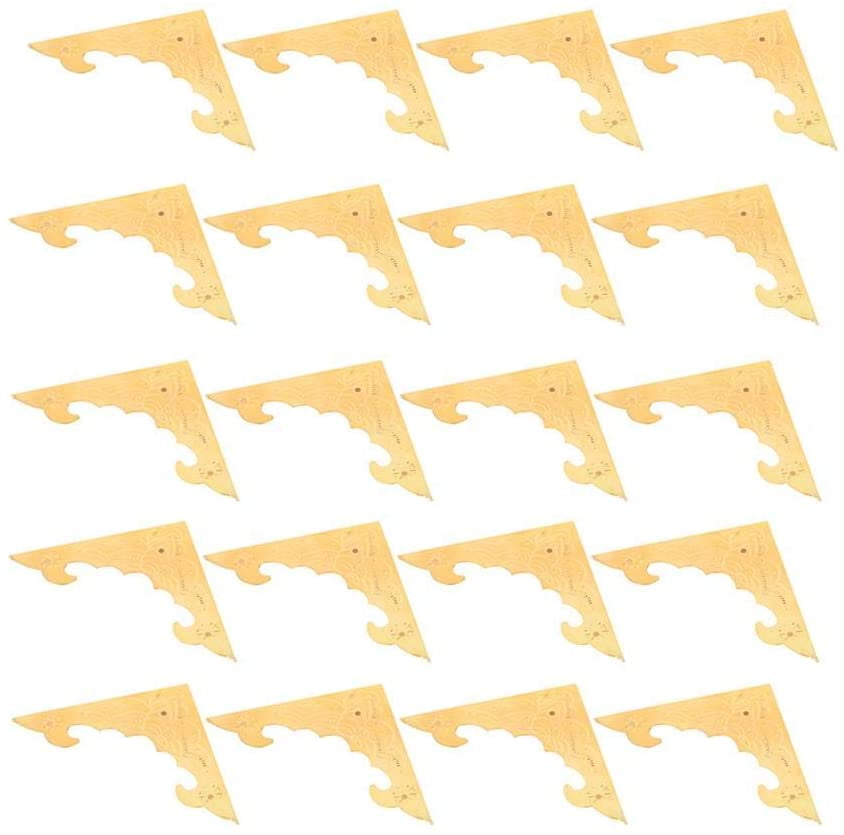 20Pcs Metal Box Edge Safety Guard Book Corner Protector Desk Edge Cover ...