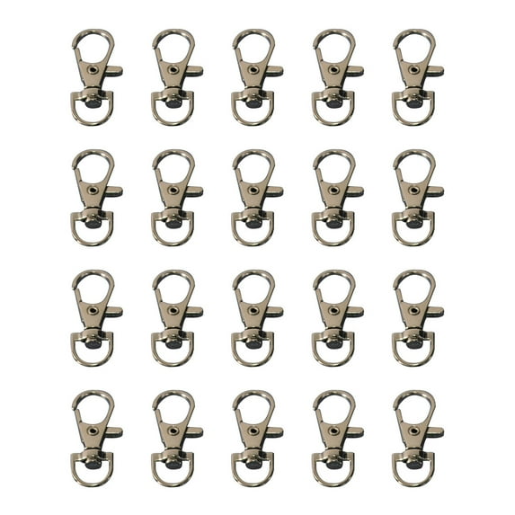 20Pcs Metal Hooks 360 Degree Clips Door Locks for Pet Cages Chains ...
