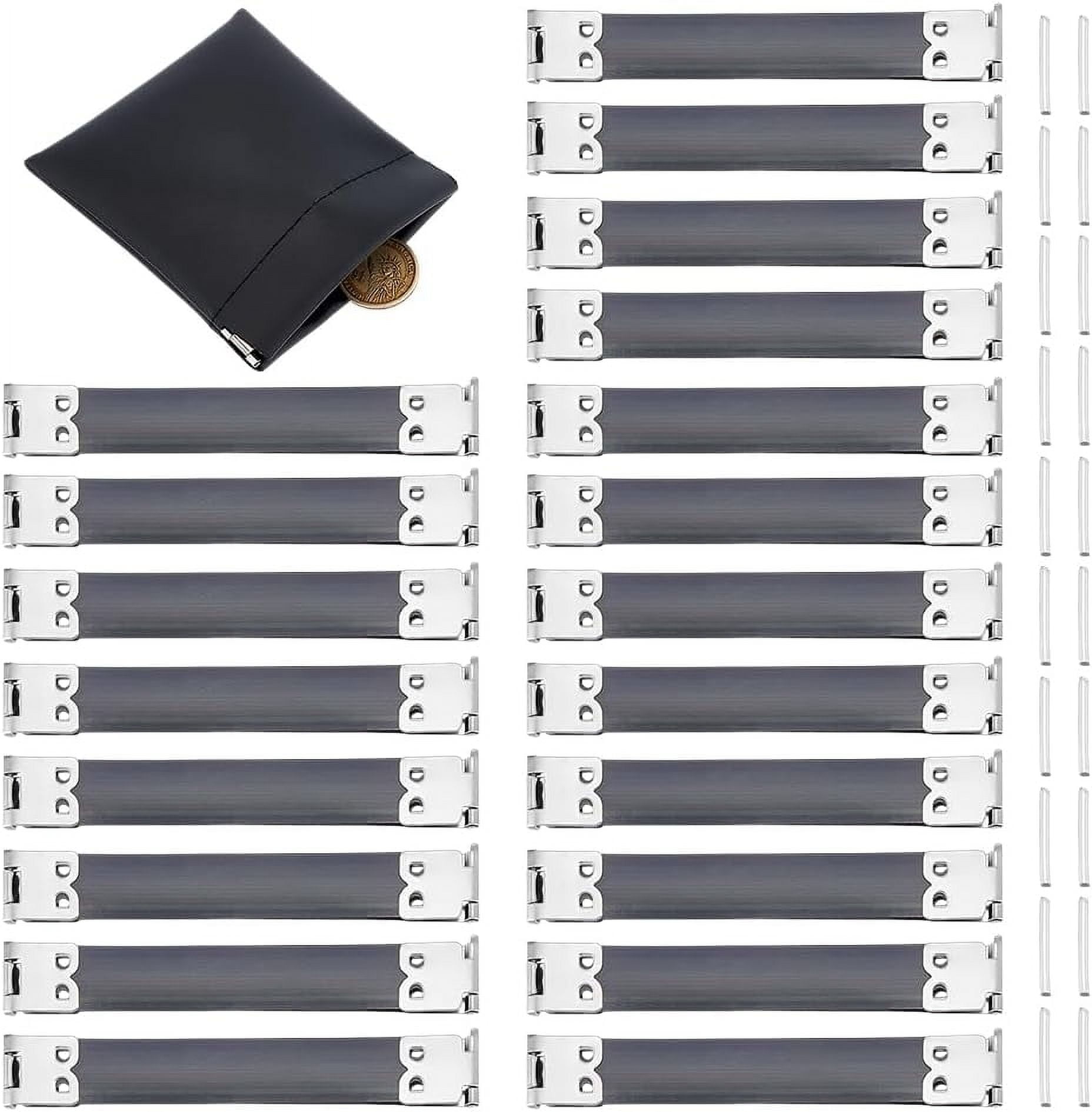 20Pcs Metal Internal Flex Frames Flex Spring Clip Handbag Hinges Spring ...