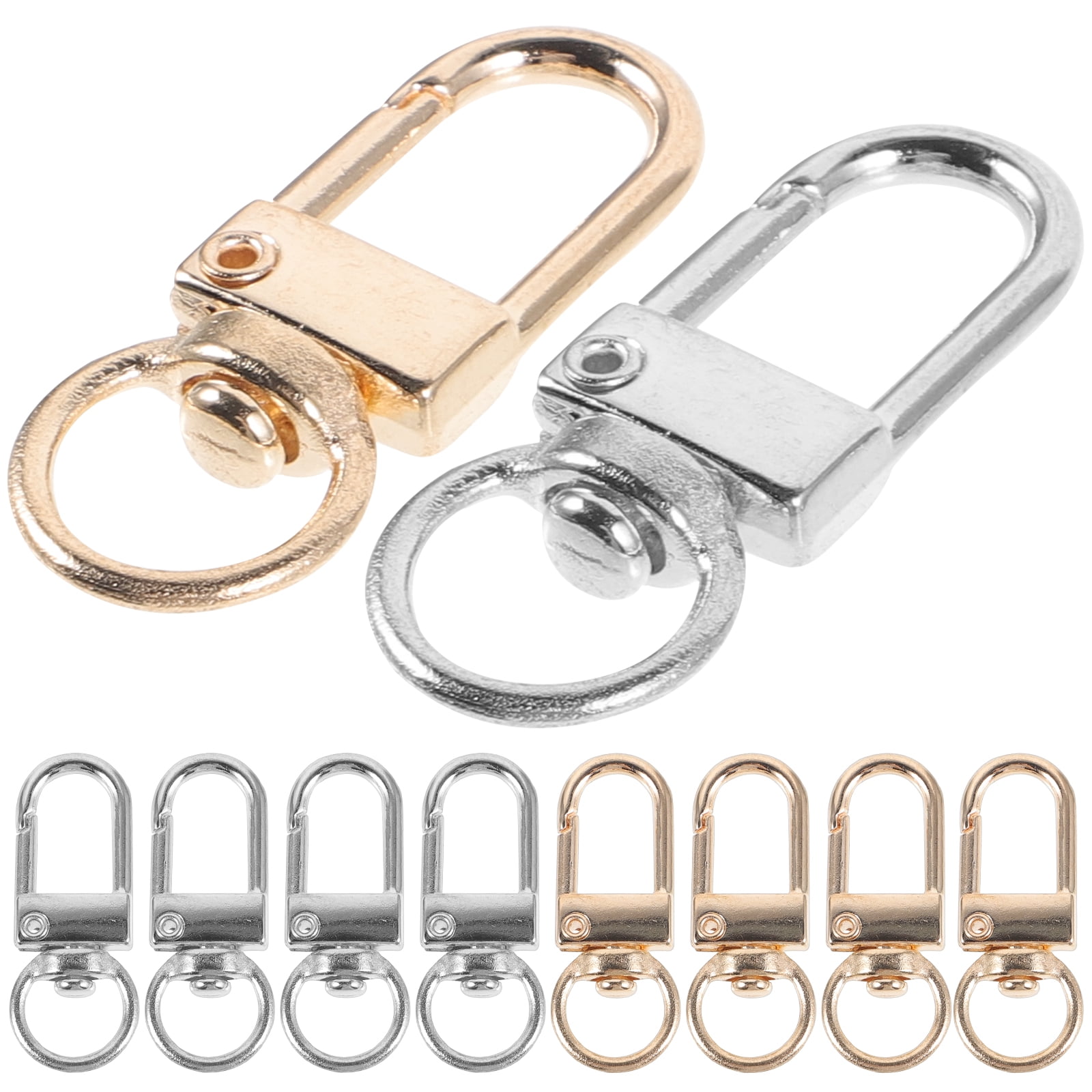 20Pcs Metal Keychain Clips Key Chain Clip Keychain Hook Key Rings Clasp ...