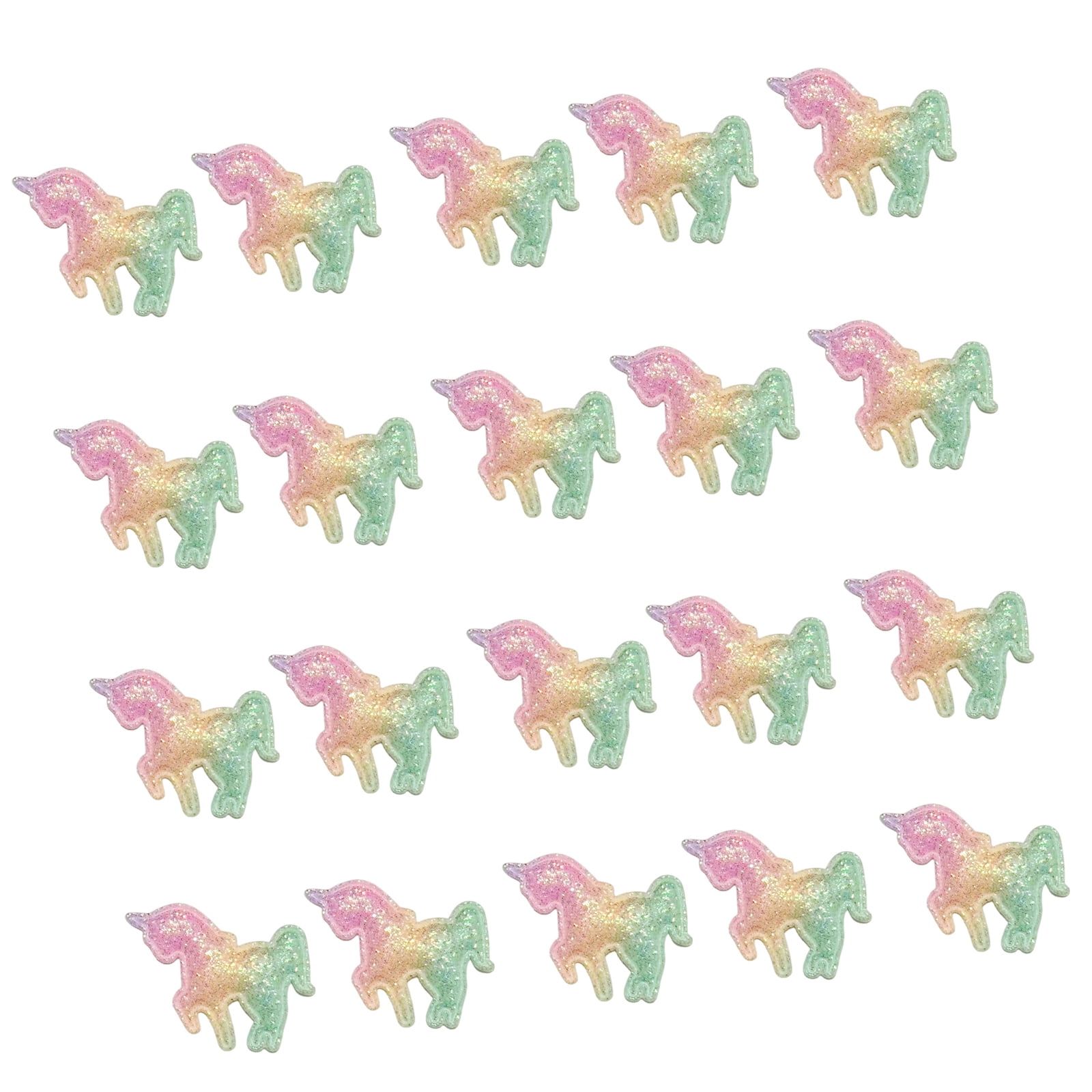 20Pcs Metallic Cloth Appliques for Handmade Art, Dresses, Hairpins ...