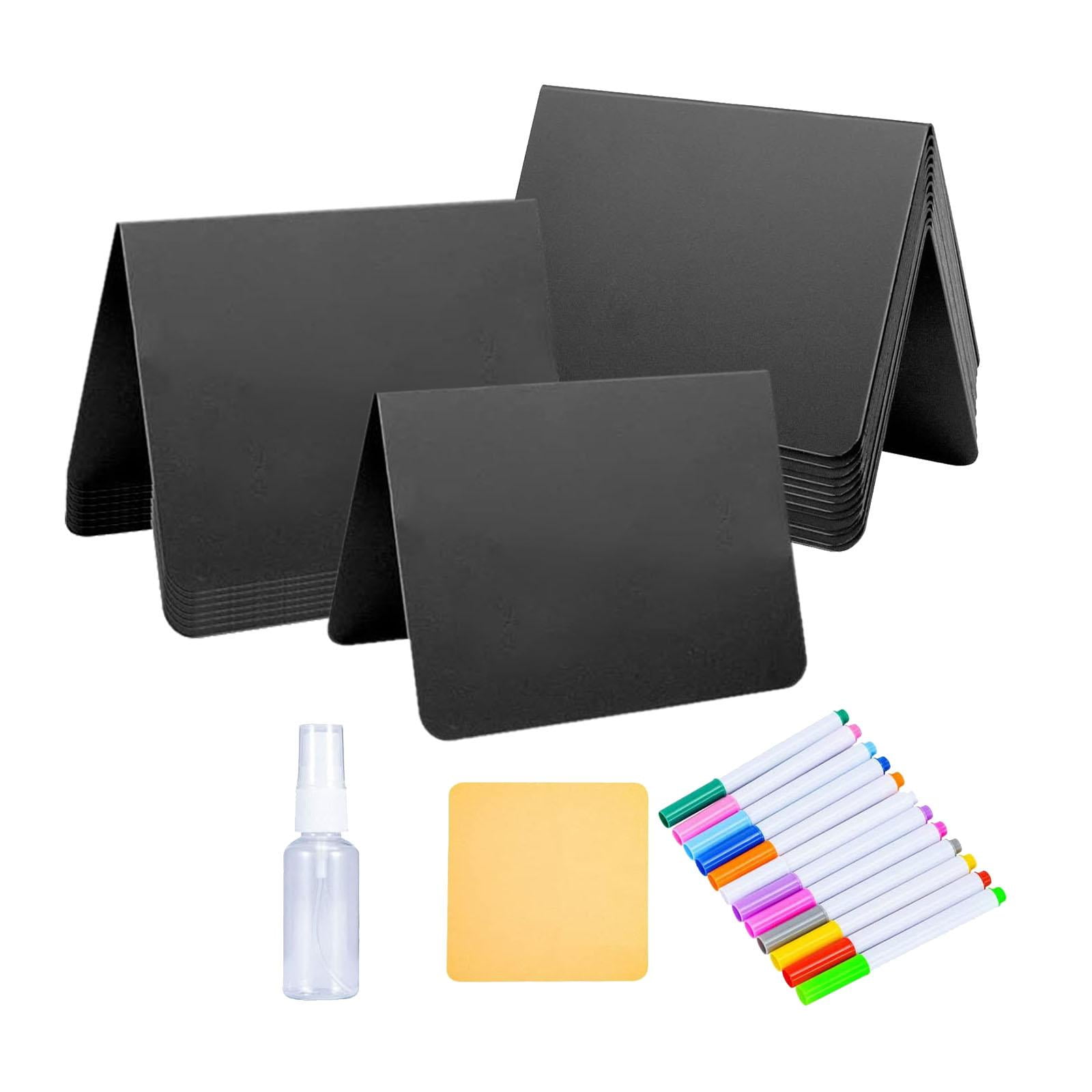 20Pcs Mini Chalkboard Signs for Food Food Labels Small Reusable 4"x3 ...