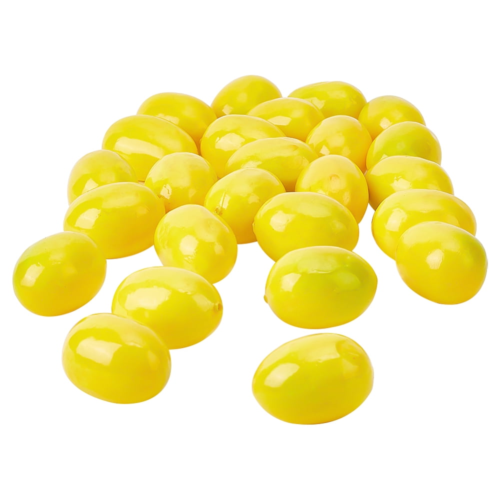 20Pcs Mini Foam Imitation Lemons Artificial Fruit for Dollhouse ...