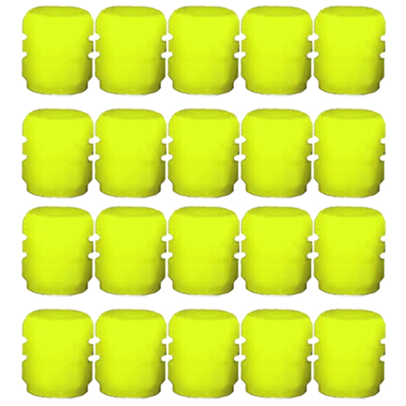 20Pcs Mini Luminous Tire Valve Caps Car Motorcycle Colorful Glowing ...