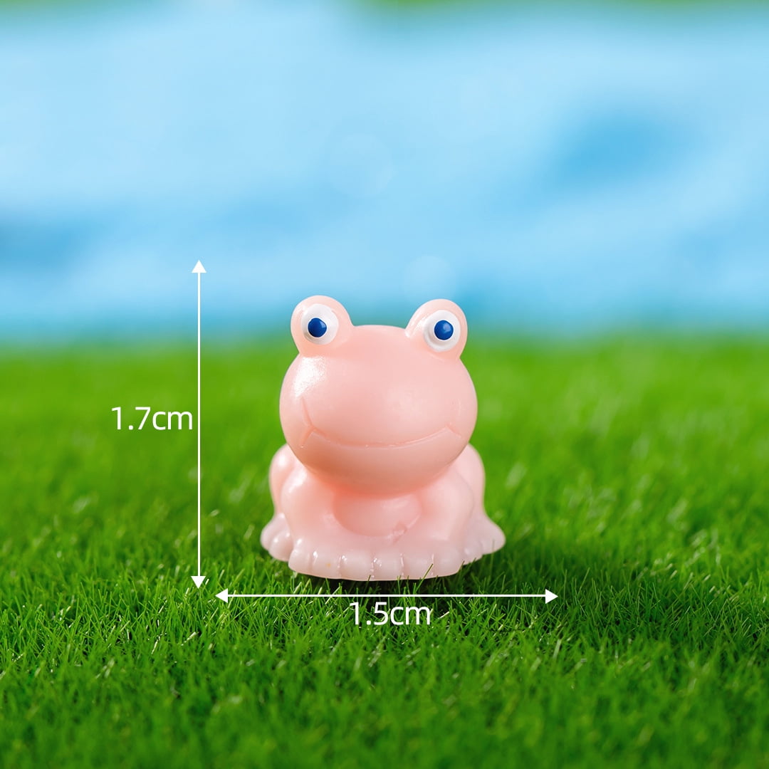 20Pcs Miniature Frog Statues Resin Craft Frog Figures Mini Garden Frog ...
