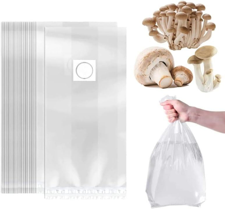 20Pcs Mushroom Grow Bags Edible Fungus Cultivation Bags Mushroom ...
