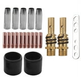 20Pcs Nozzles Contact Tips Holders Mig Welder Consumable Accessory for 15Ak Mb15 Mig Co2 Welding ...