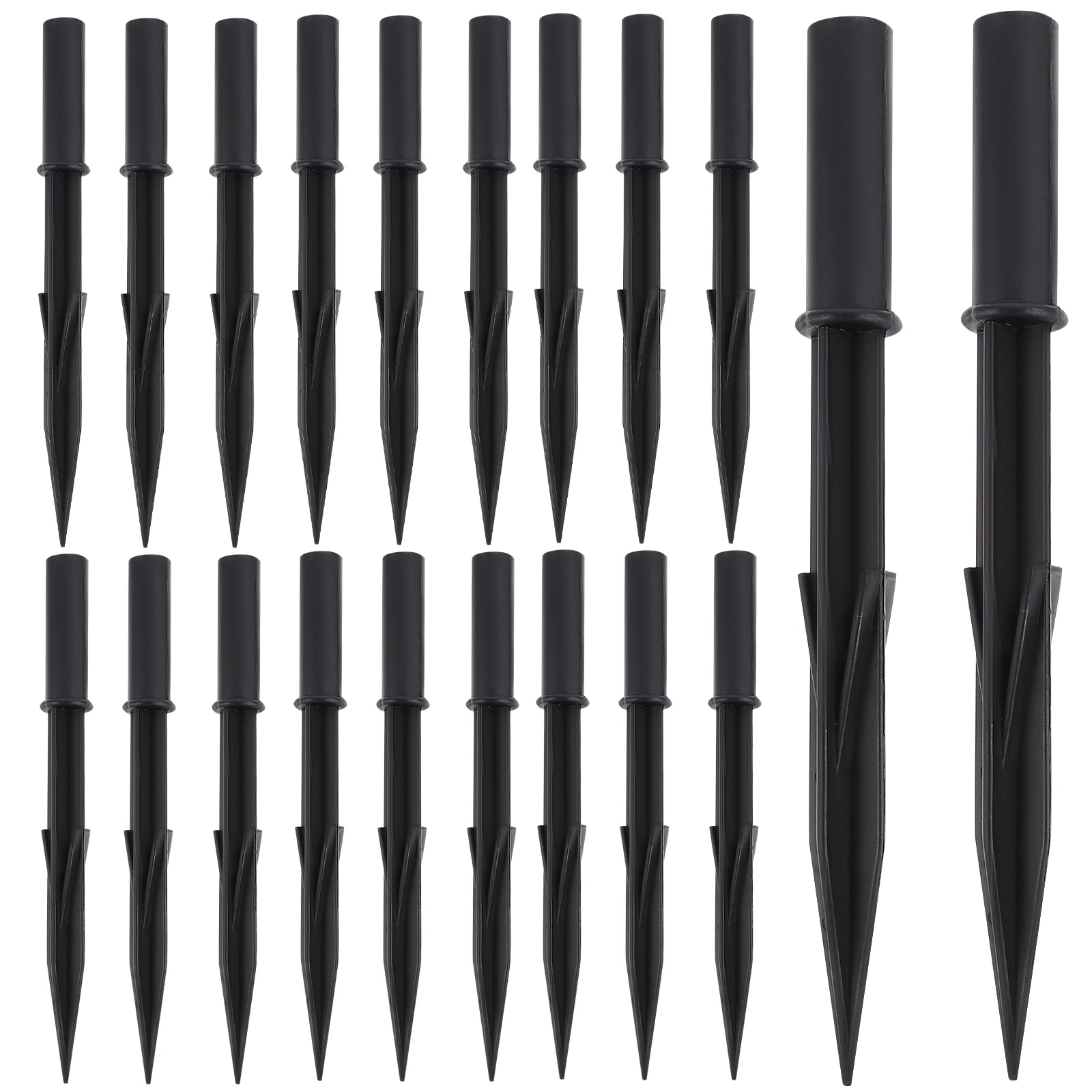 20Pcs Outdoor Ground Stakes Garden Lights Spikes Landscape Yard Pathway ...