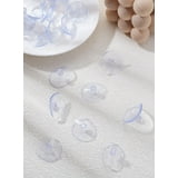 20Pcs PVC Suction Cup Suction Cups with 40Pcs Nylon Cable Ties Clear ...