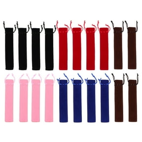 RETON 4 Packs Leather Pocket Protector, Black and Brown Pen Pouch ...