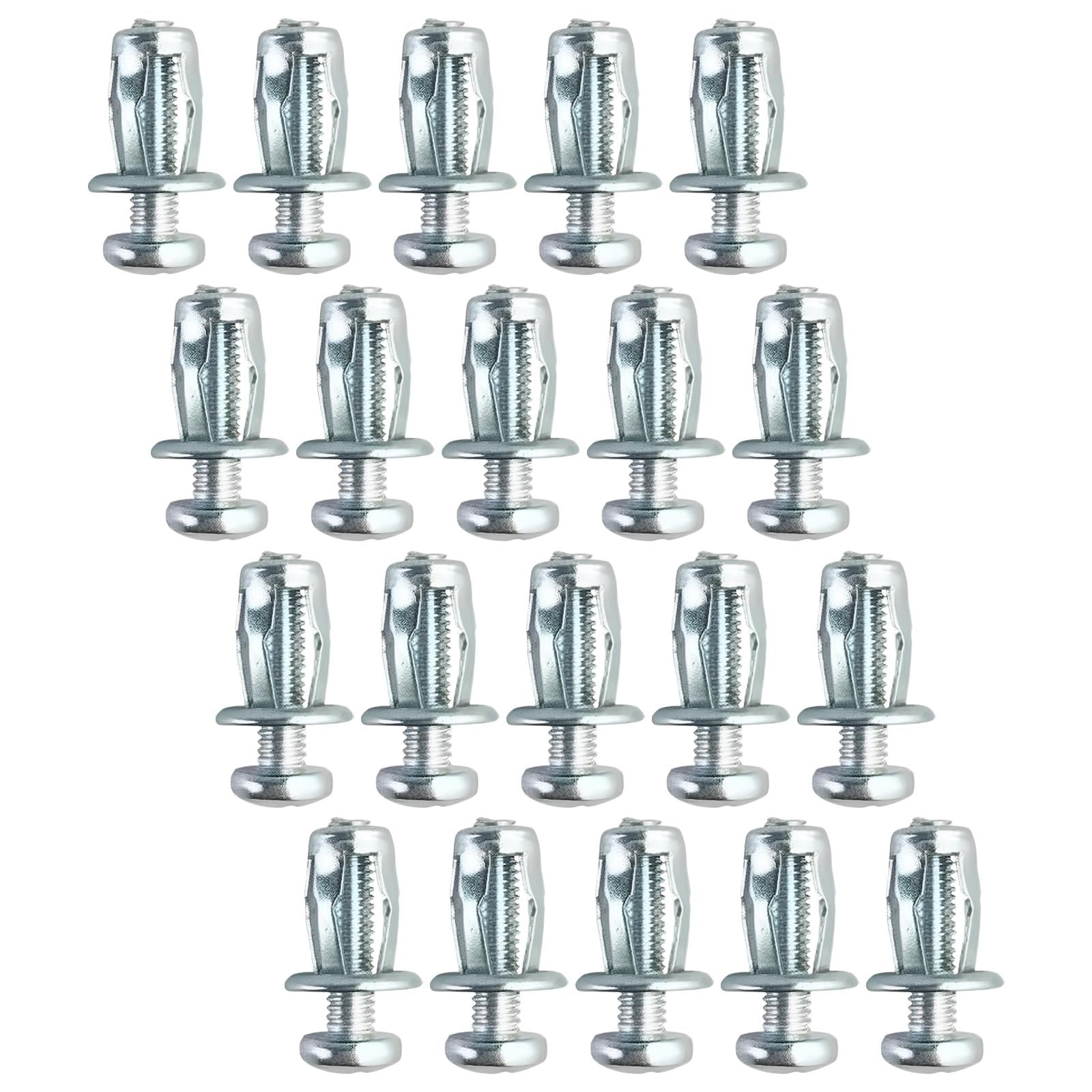 20Pcs Petal Screw Jack Nuts for Metal Fixings Hollow Wall Anchors ...