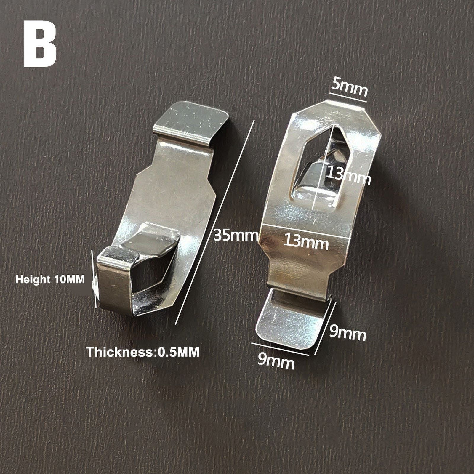 20Pcs Photo Frame Clips Fasteners Hooks Metal Spring Turn Clip Hanger ...