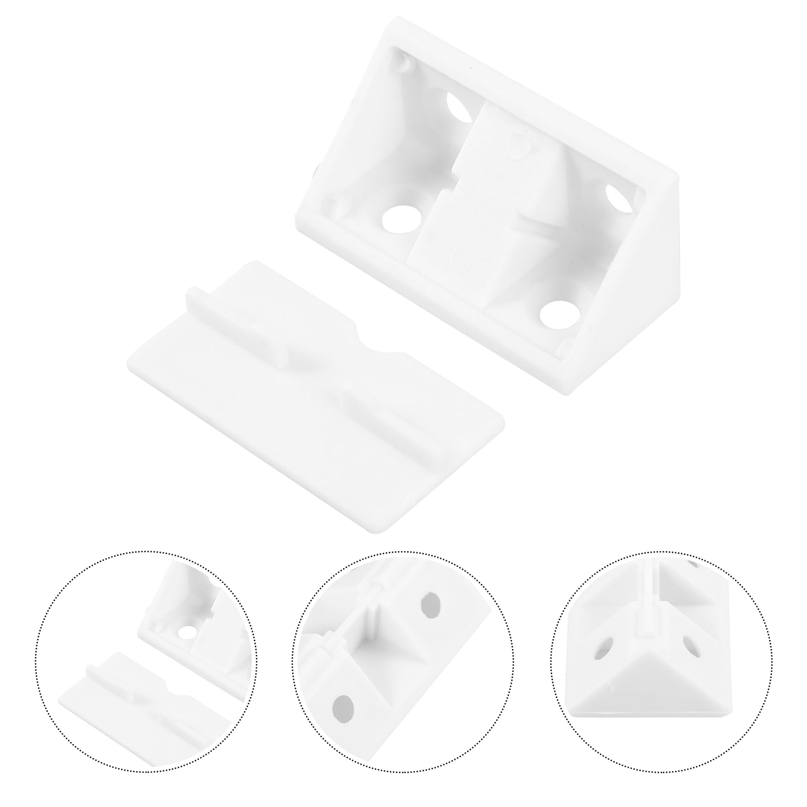 20Pcs Plastic Corner Brace Corner Connector Furniture Corner Connectors ...