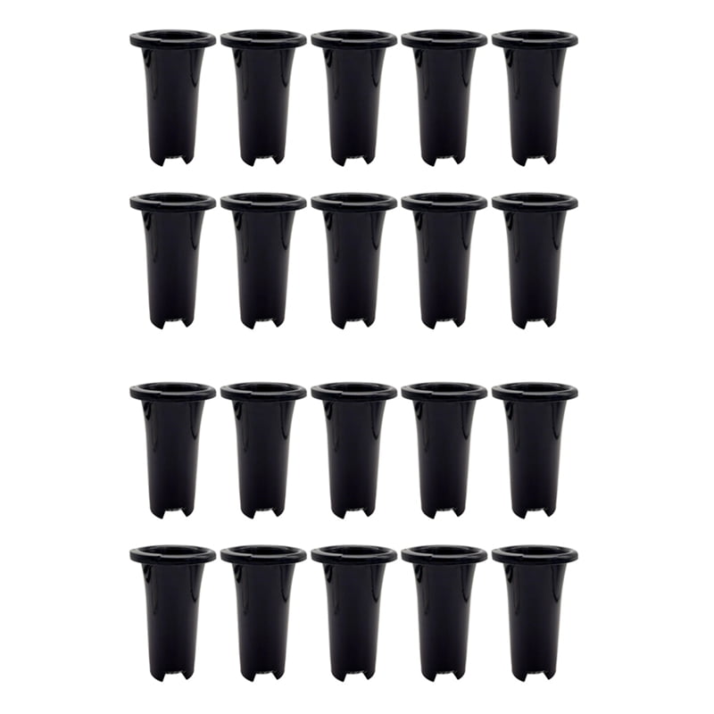 20Pcs Plastic Deep Plant Nursery Pots, Thick Stable Tall Tree Pots ...