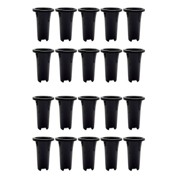 20Pcs Plastic Deep Plant Nursery Pots, Thick Stable Tall Tree Pots ...